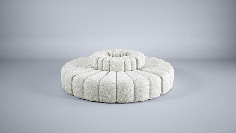 'Studio' Sofa by Norr11, Modular Sofa, Setup 6, White/Green For Sale at ...
