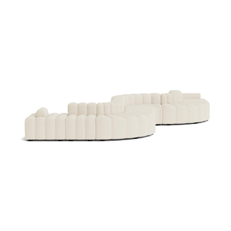 'Studio' Sofa by Norr11, Modular Sofa, Setup 8, White For Sale at 1stDibs