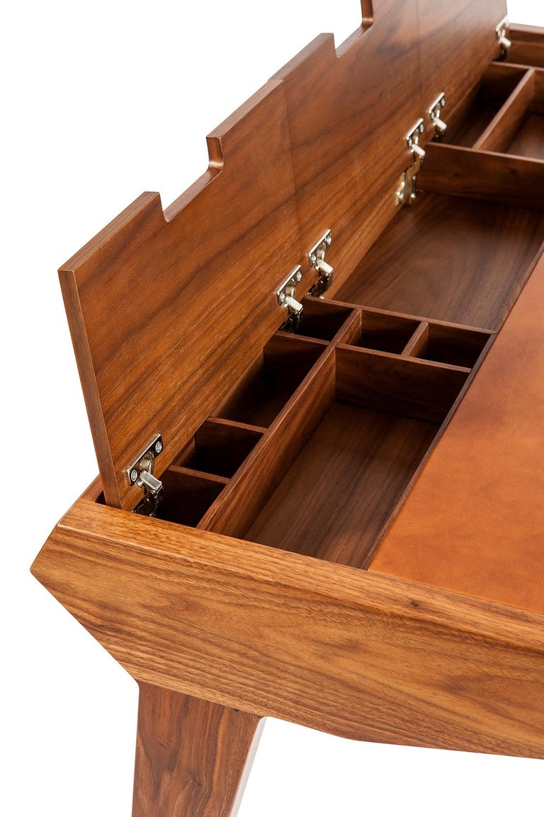 Study Table, Midcentury Wooden Office Desk, Writing Desk For Sale at ...