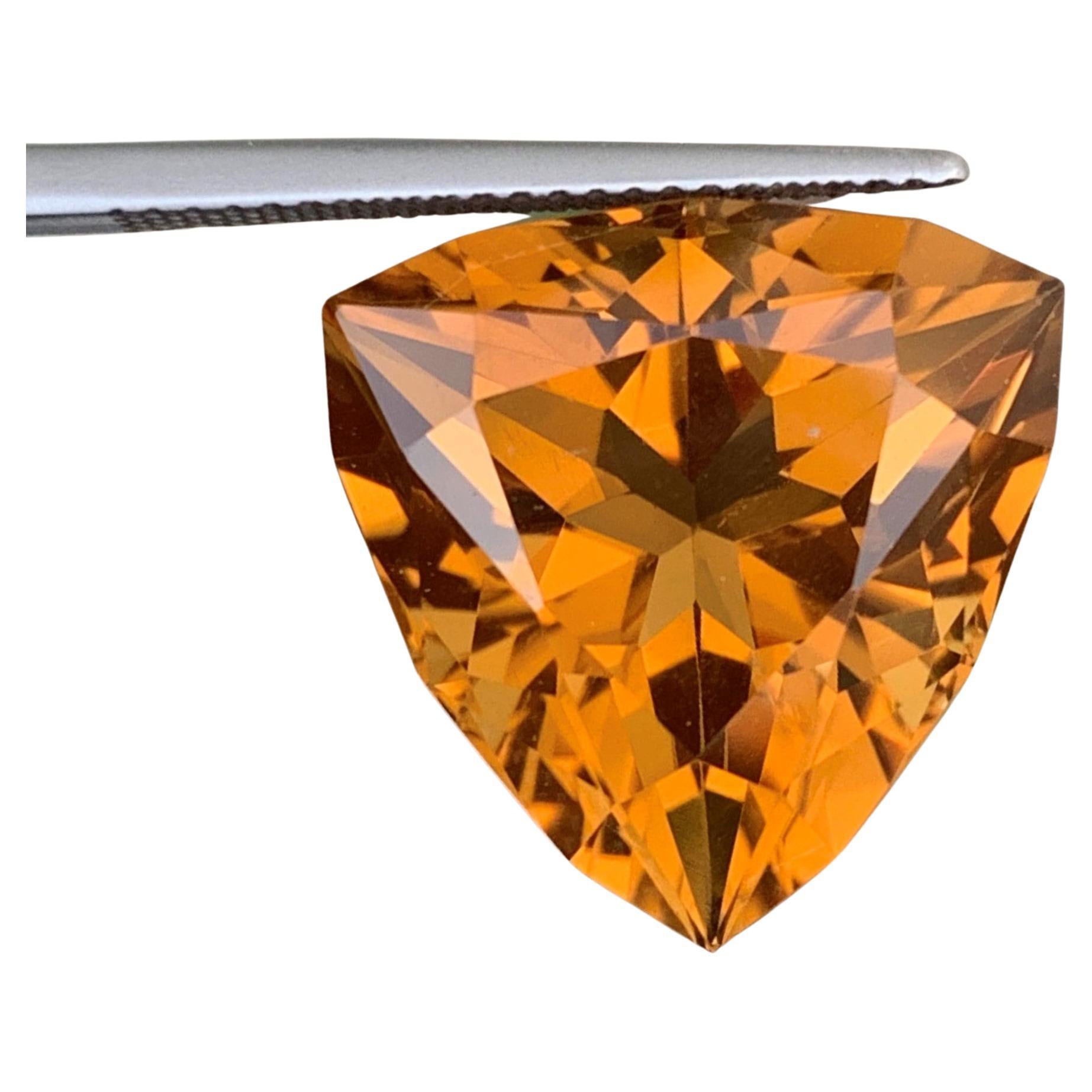 Stunning Deep Yellow Loose Citrine Gemstone 4.50 Carats Citrine Jewelry ...