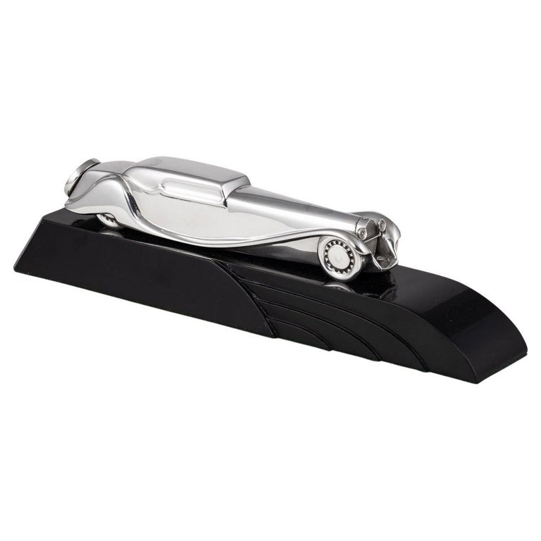 Stunning 21st Century Solid Silver Rolls Royce Model On Base, c.2001 ...