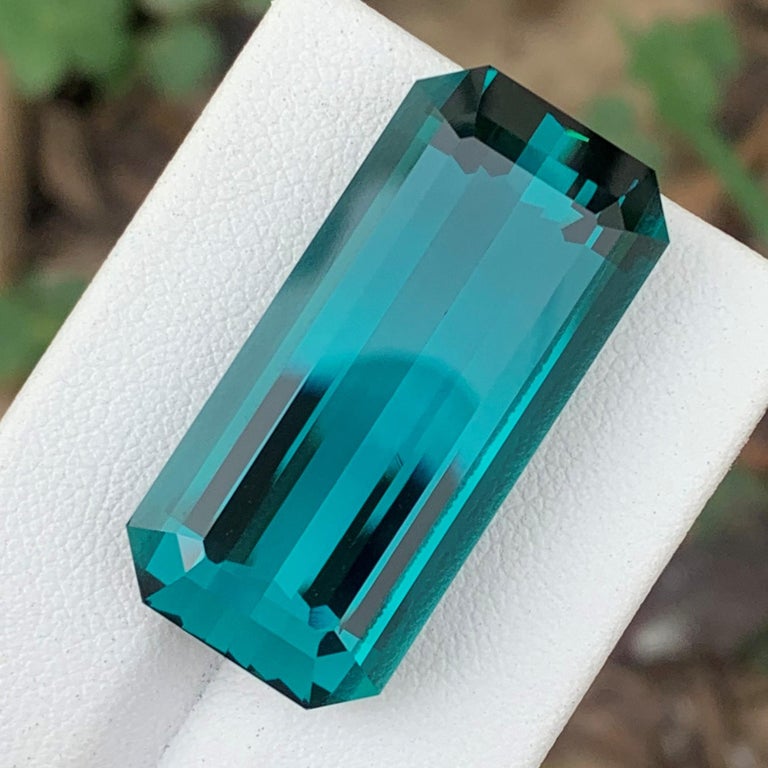Stunning 40.80 Carat Natural Loose Blue Indicolite Tourmaline for ...
