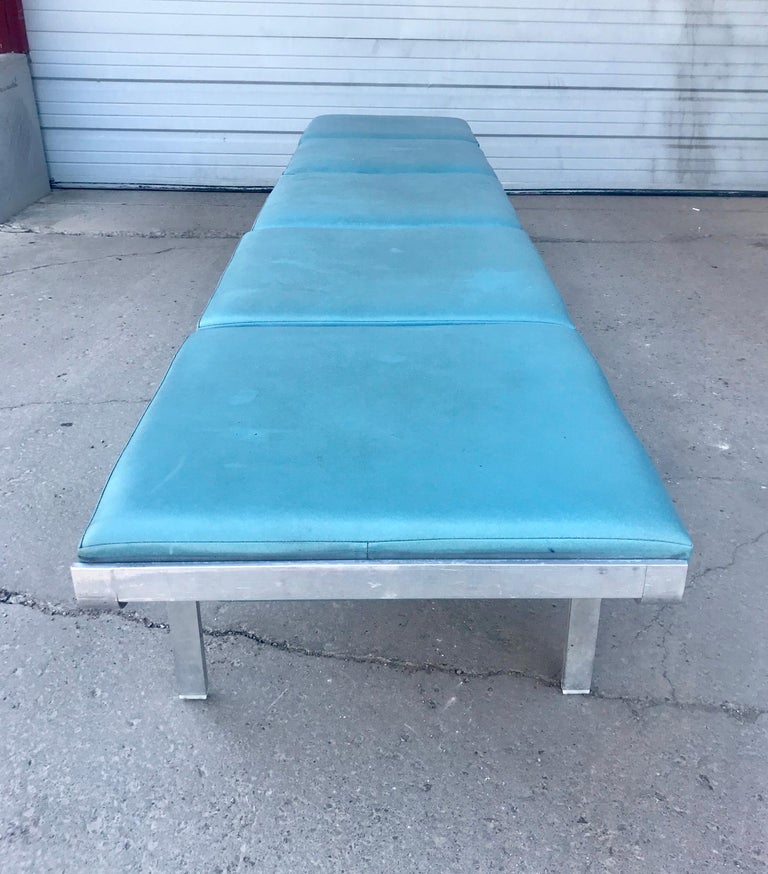 Stunning 5-Seat Cast Aluminum "Link" Bench by John Behringer, circa ...