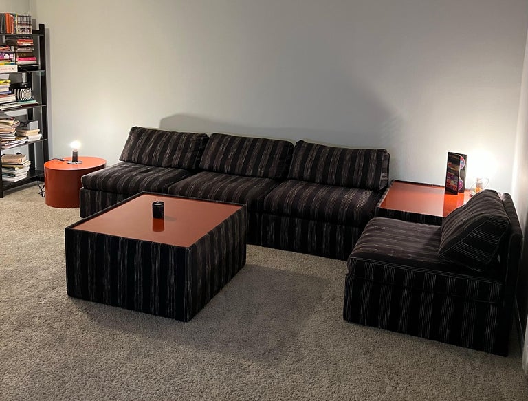 Stunning 6 Piece Milo Baughman Sectional Pit Group by Thayer Coggin ...