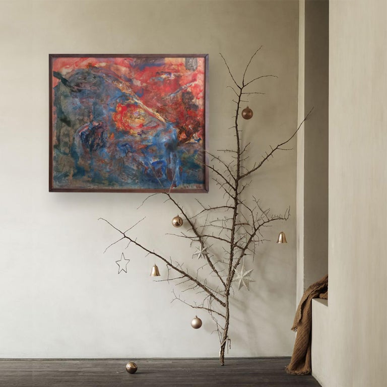 Stunning Abstract Oil Painting on Canvas by Modern British Artist ...