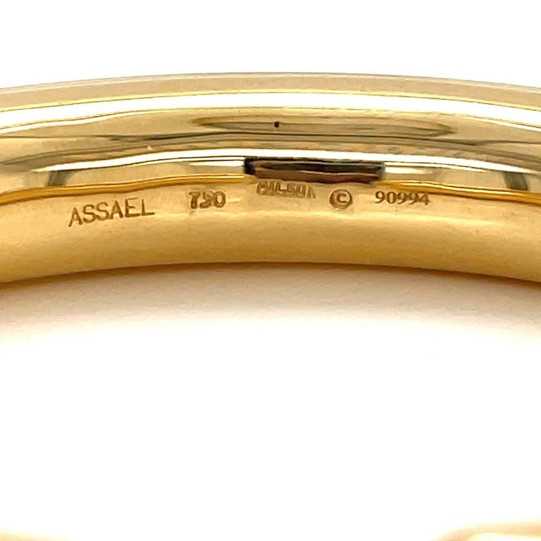 Stunning Akoya Pearl Bangle Bracelet For Sale at 1stDibs