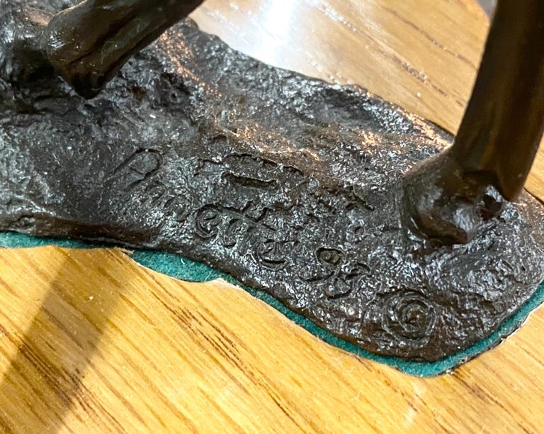 Stunning Annette Yarrow British Bronze Pair of Horses Sculpture on ...