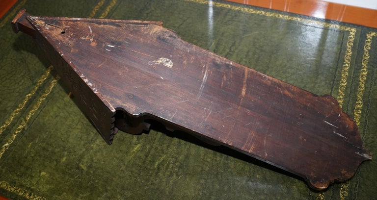 Stunning Antique Hand-Carved Wood Victorian Door Entrance Bell Grand ...