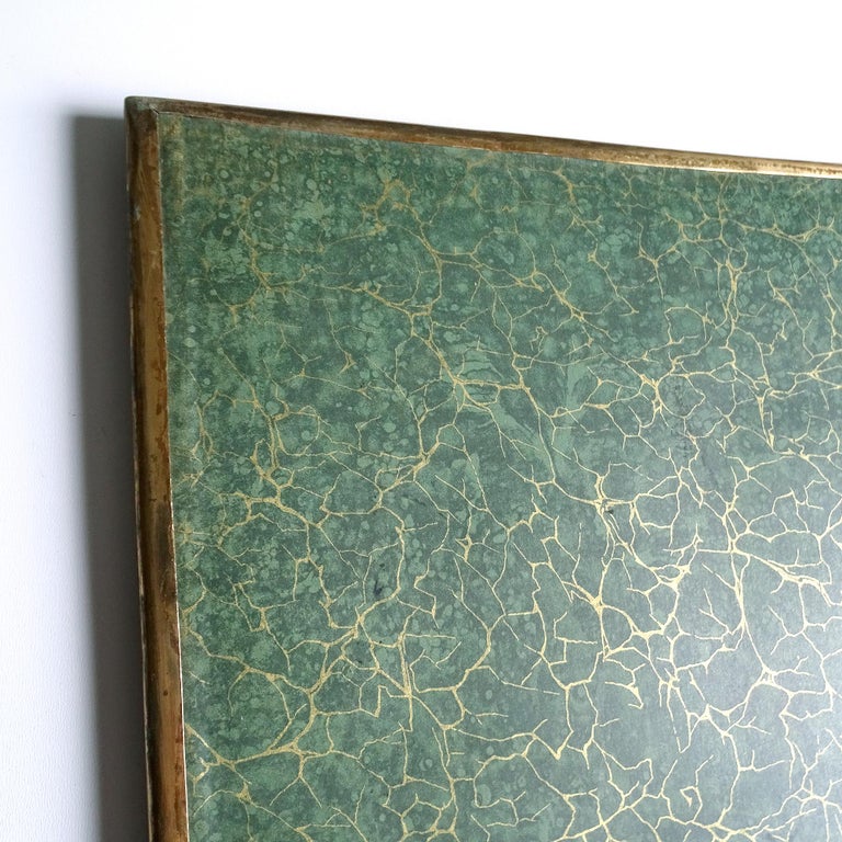 Antique Art Deco Document and Letter Holder, Brass and Rosewood at 1stDibs