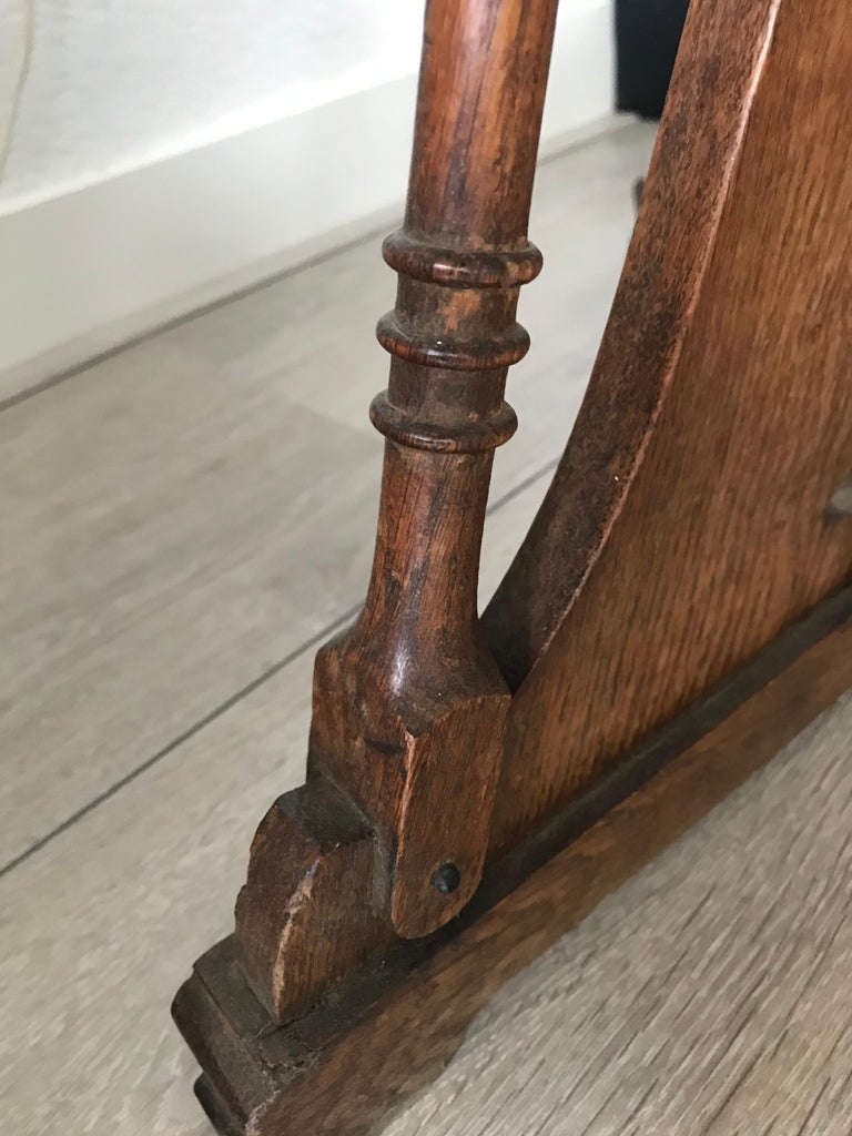 Stunning Arts and Crafts Oak Sculpture Stand / Sculptors Studio Gallery ...