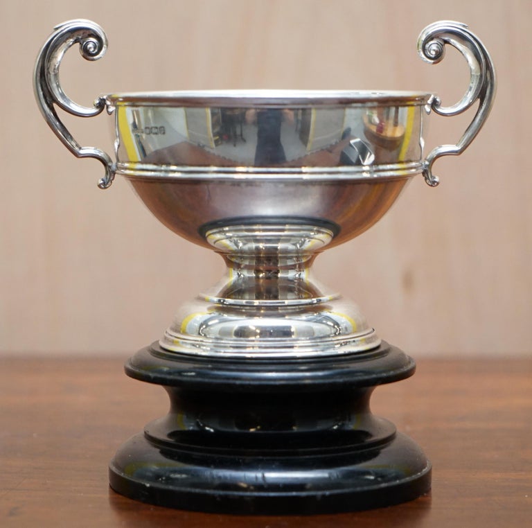 Stunning Asprey and Co Ltd Trophy Cup and Base Sterling Silver Fully ...