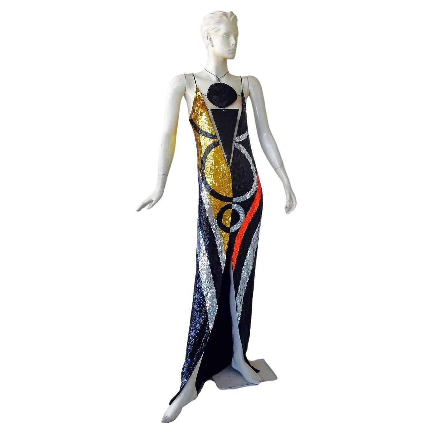 Balmain Stretch Knit Low Back Mini Dress For Sale at 1stDibs