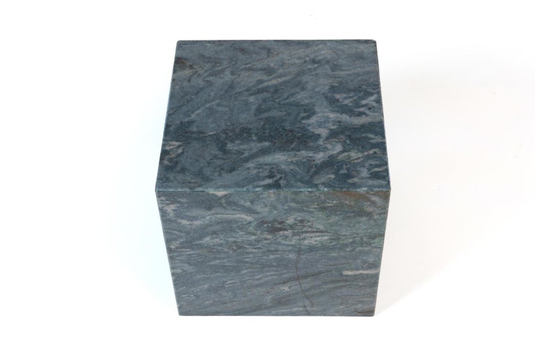 Stunning Blue Granite Mid-Century Side Tables For Sale at 1stDibs