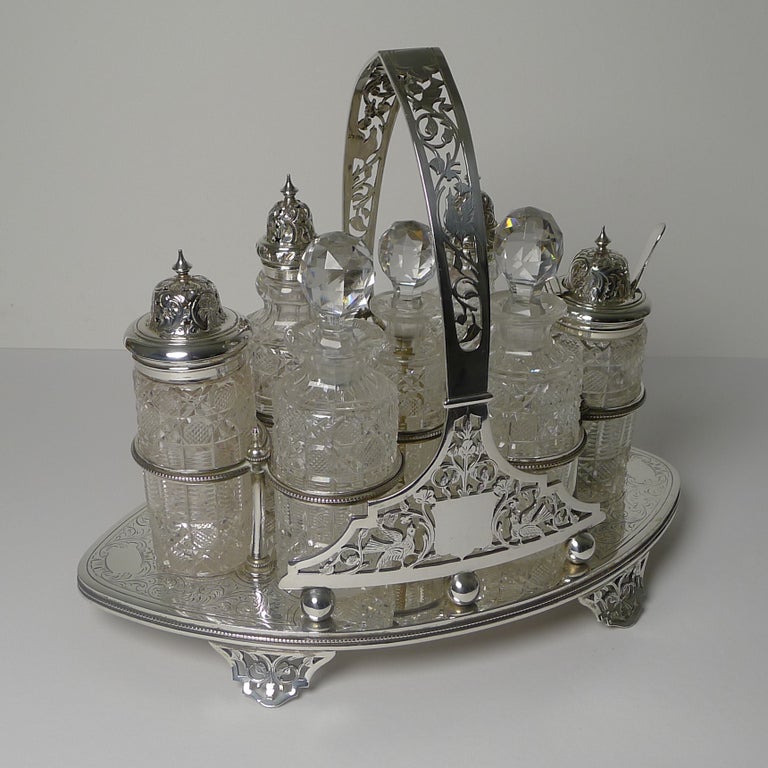 Stunning Boardman and Glossop Table Cruet c.1895 For Sale at 1stDibs