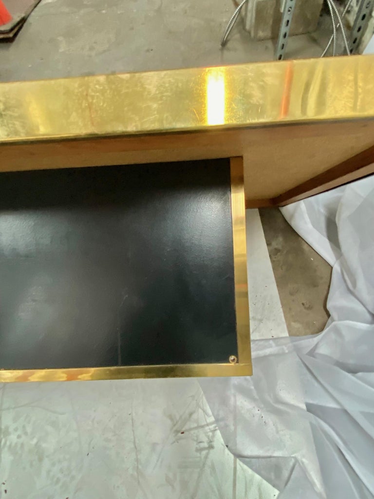 Stunning Brass Acid Etched Coffee Table by Willy Daro For Sale at 1stDibs