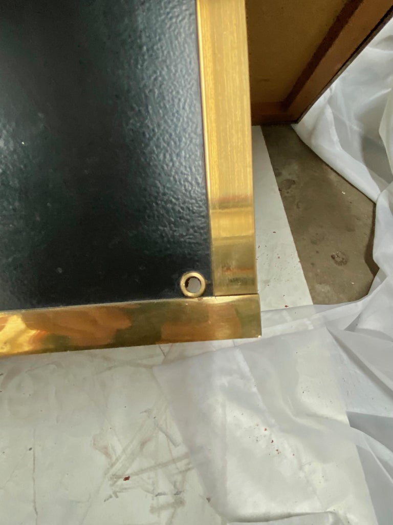 Stunning Brass Acid Etched Coffee Table by Willy Daro For Sale at 1stDibs