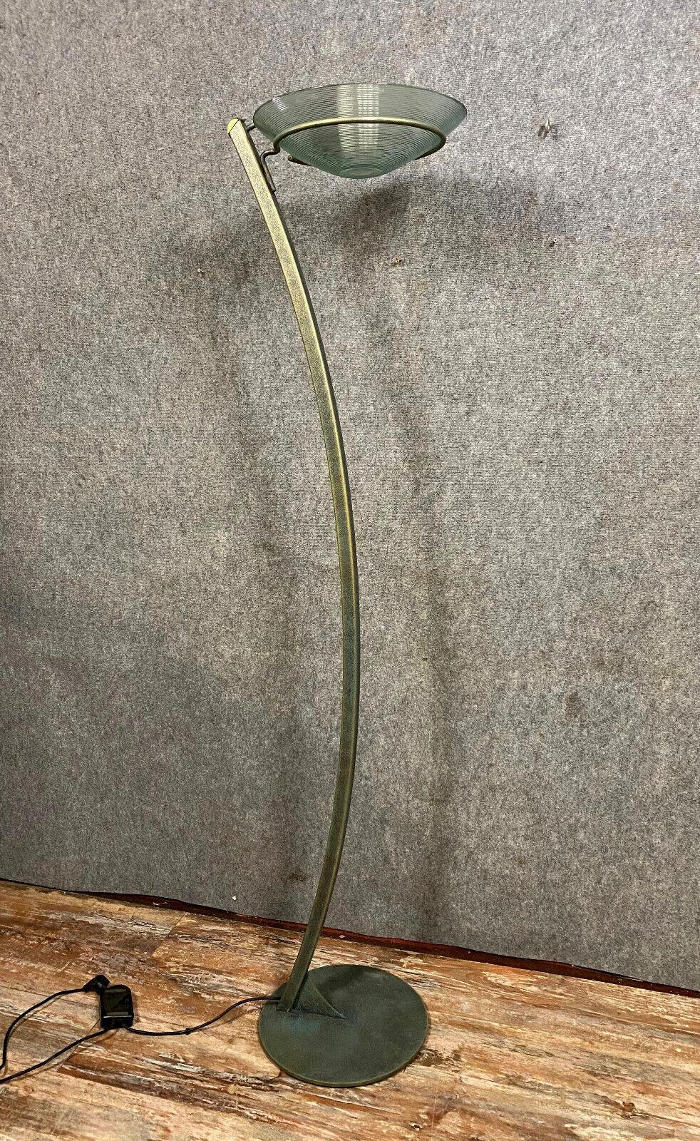 Stunning Bronze Patinated Iron Floor Lamp by Pierre Vandel, circa 1970 ...