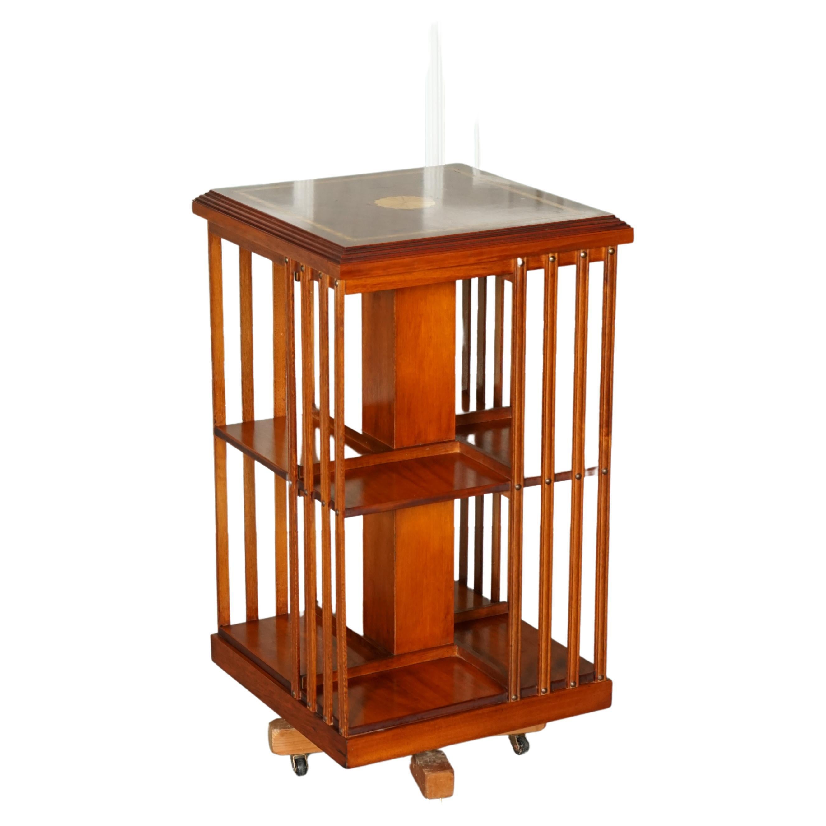 Revolving circular form bookcase For Sale at 1stDibs