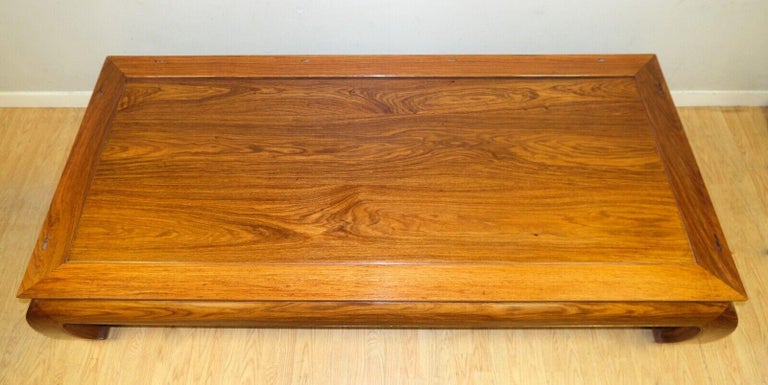 Stunning Carved Chinese Hardwood Opium Bed/Day Bed 'Lou Han Bed' Horse ...