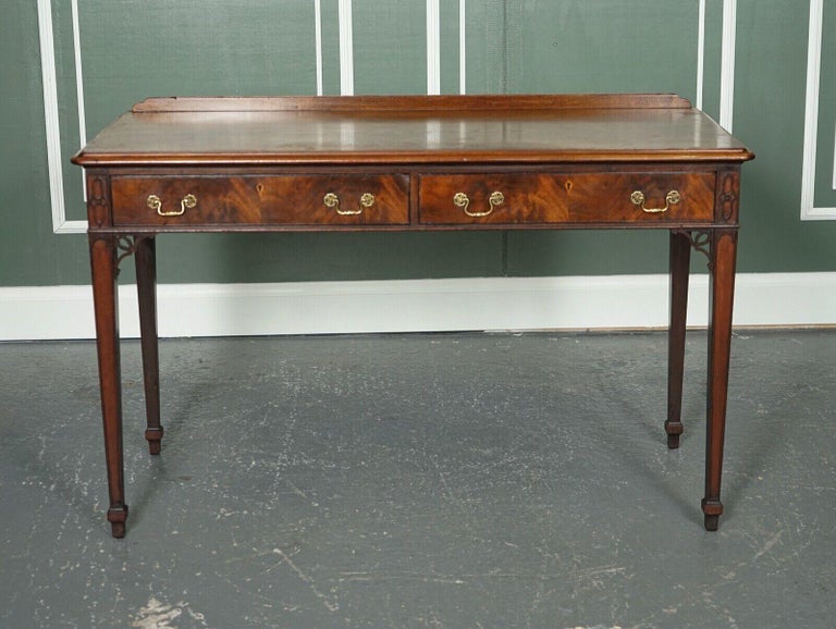 Stunning Chippendale Style Hardwood Console Hallway Table with Original ...