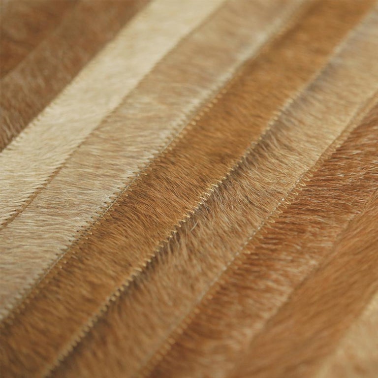 Stunning, Classic Customizable La Quinta Caramel Cowhide Area Floor Rug ...