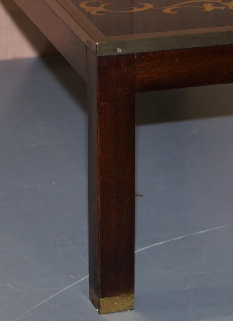 Stunning Coffee and Side Table Nest of Tables Military Campaign with ...