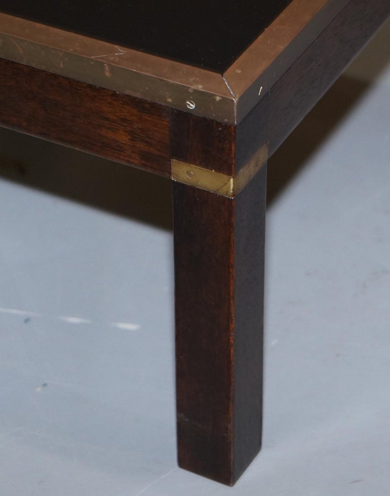 Stunning Coffee and Side Table Nest of Tables Military Campaign with ...