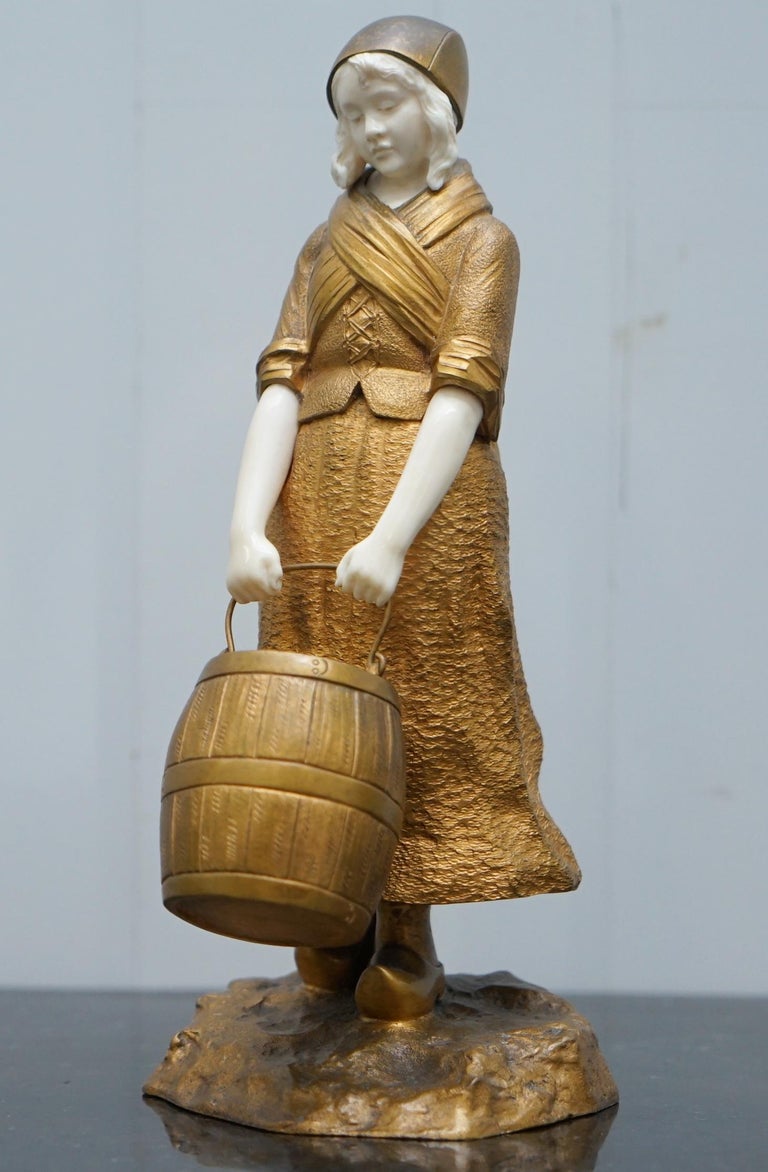 Stunning Collectable 19th Century French Gilt Bronze Dominique Alonzo ...