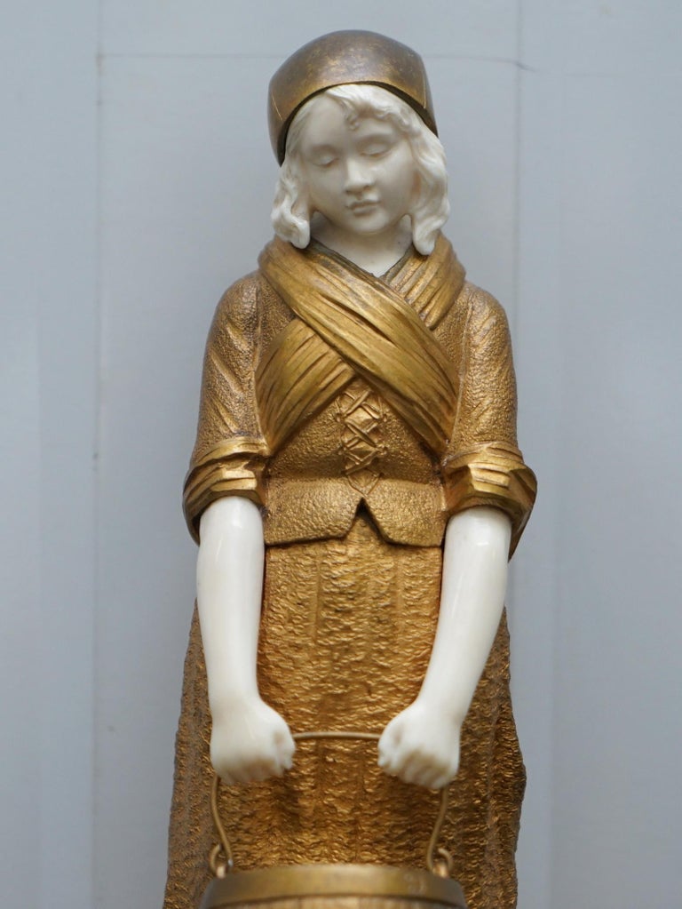 Stunning Collectable 19th Century French Gilt Bronze Dominique Alonzo ...