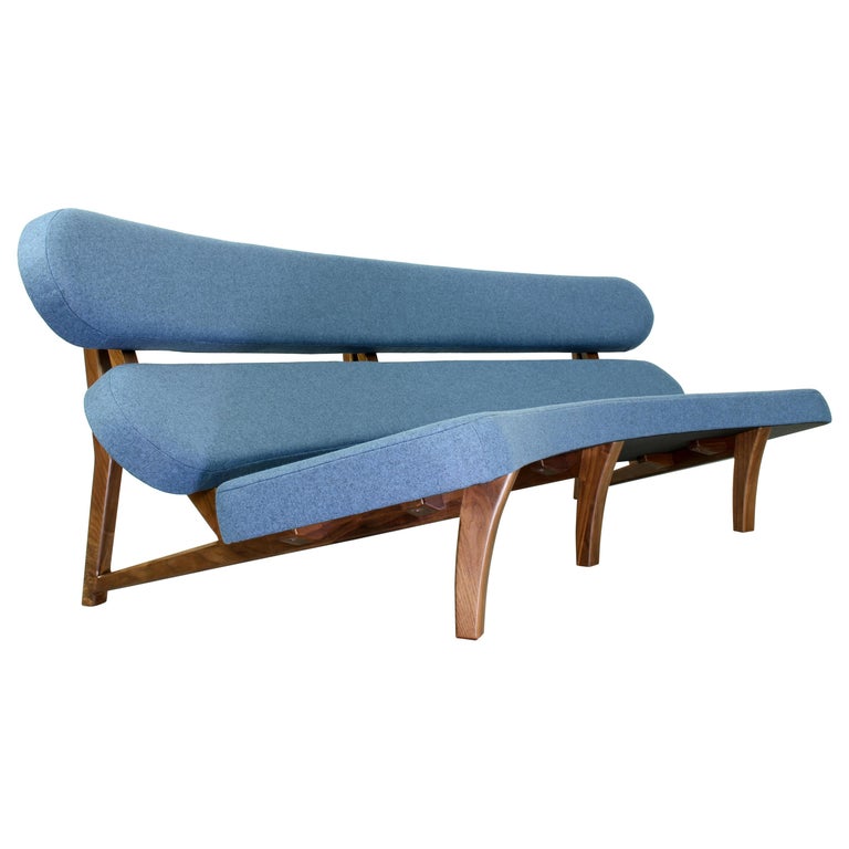 Superbe canapé 3 places sculpté et flottant Dutch Design En vente sur ...