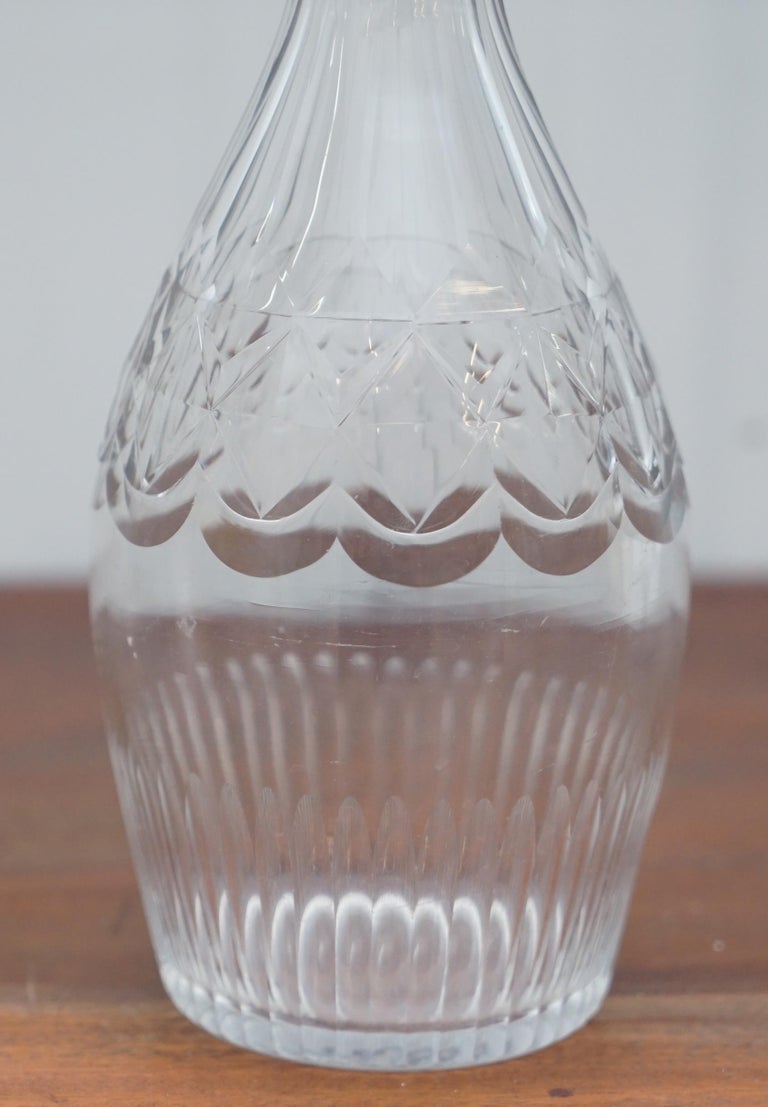 Stunning Cut Glass Crystal Decanter Handmade and Blown with Heart ...