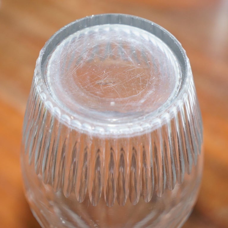 Stunning Cut Glass Crystal Decanter Handmade and Blown with Heart ...