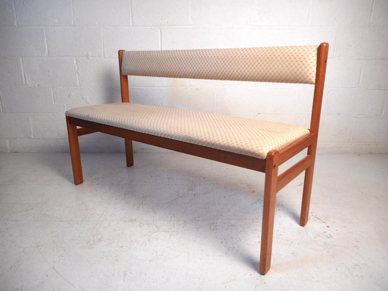 Stunning Danish Modern Upholstered Sectional Bench For Sale at 1stDibs ...