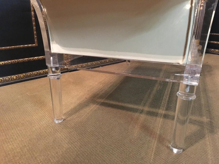 Stunning Design Sofa Unique Design with Crystal Clear Acrylic For Sale ...
