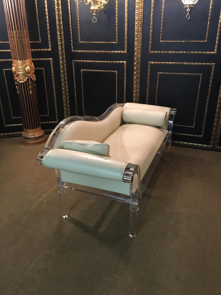 Stunning Design Sofa Unique Design with Crystal Clear Acrylic For Sale ...