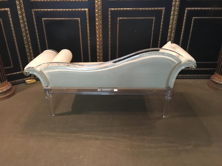 Stunning Design Sofa Unique Design with Crystal Clear Acrylic For Sale ...