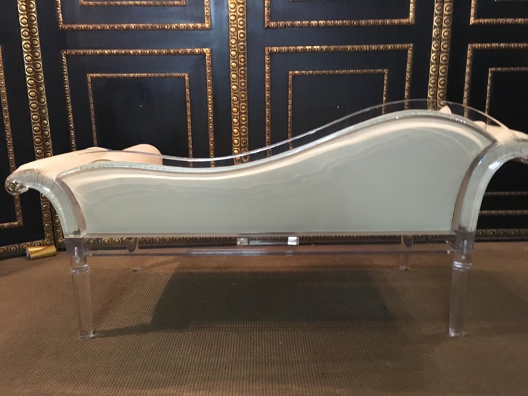 Stunning Design Sofa Unique Design with Crystal Clear Acrylic For Sale ...