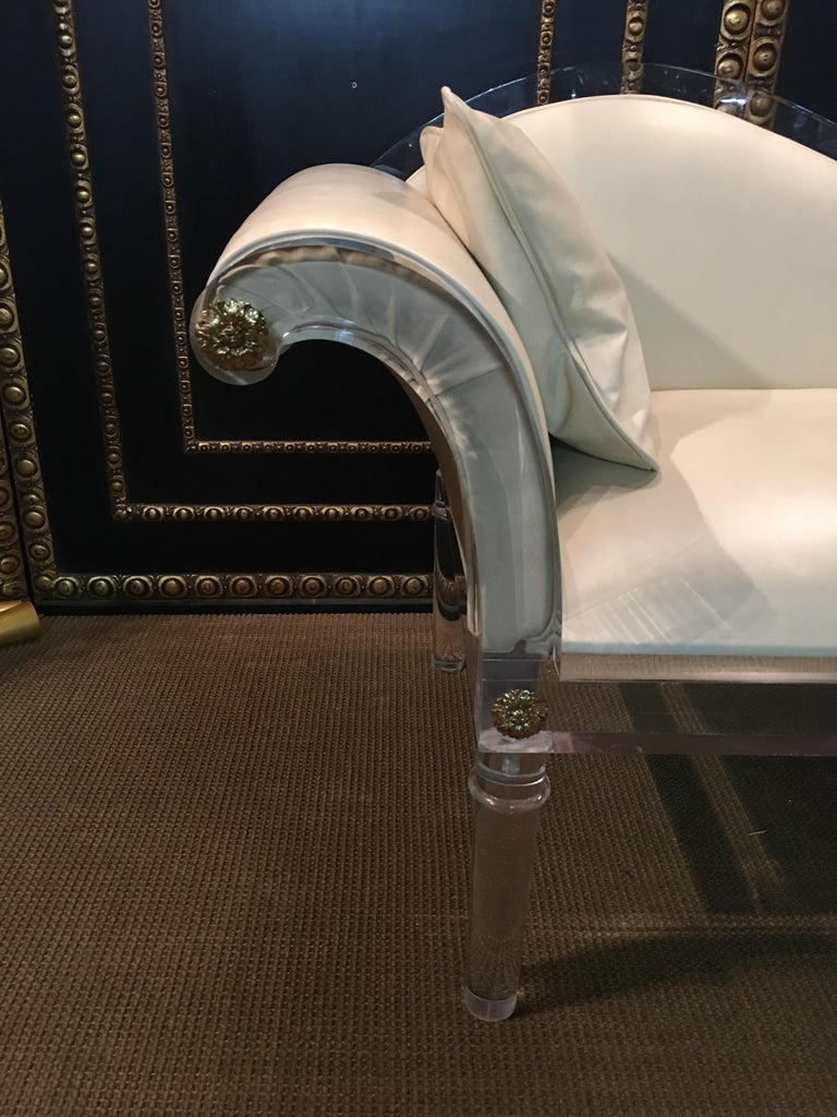 Stunning Design Sofa Unique Design with Crystal Clear Acrylic For Sale ...