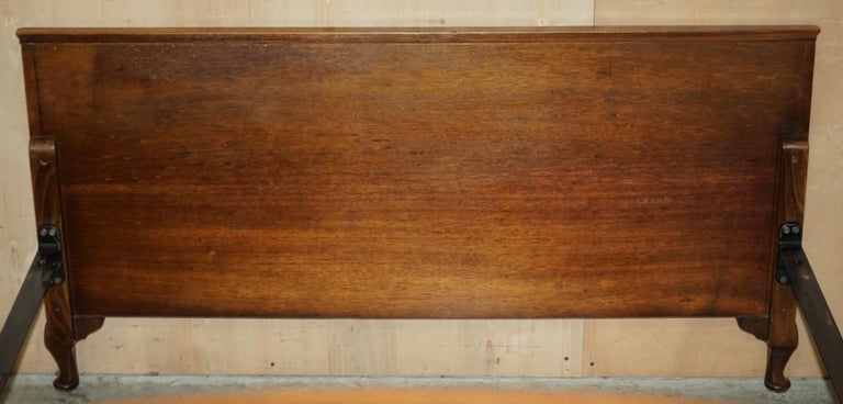 Stunning Double Sized circa 1900 Burr Walnut English Bedstead Frame ...