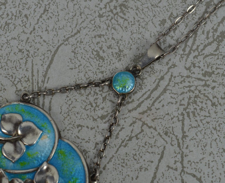 Stunning Edwardian Charles Horner Sterling Silver and Enamel Art ...