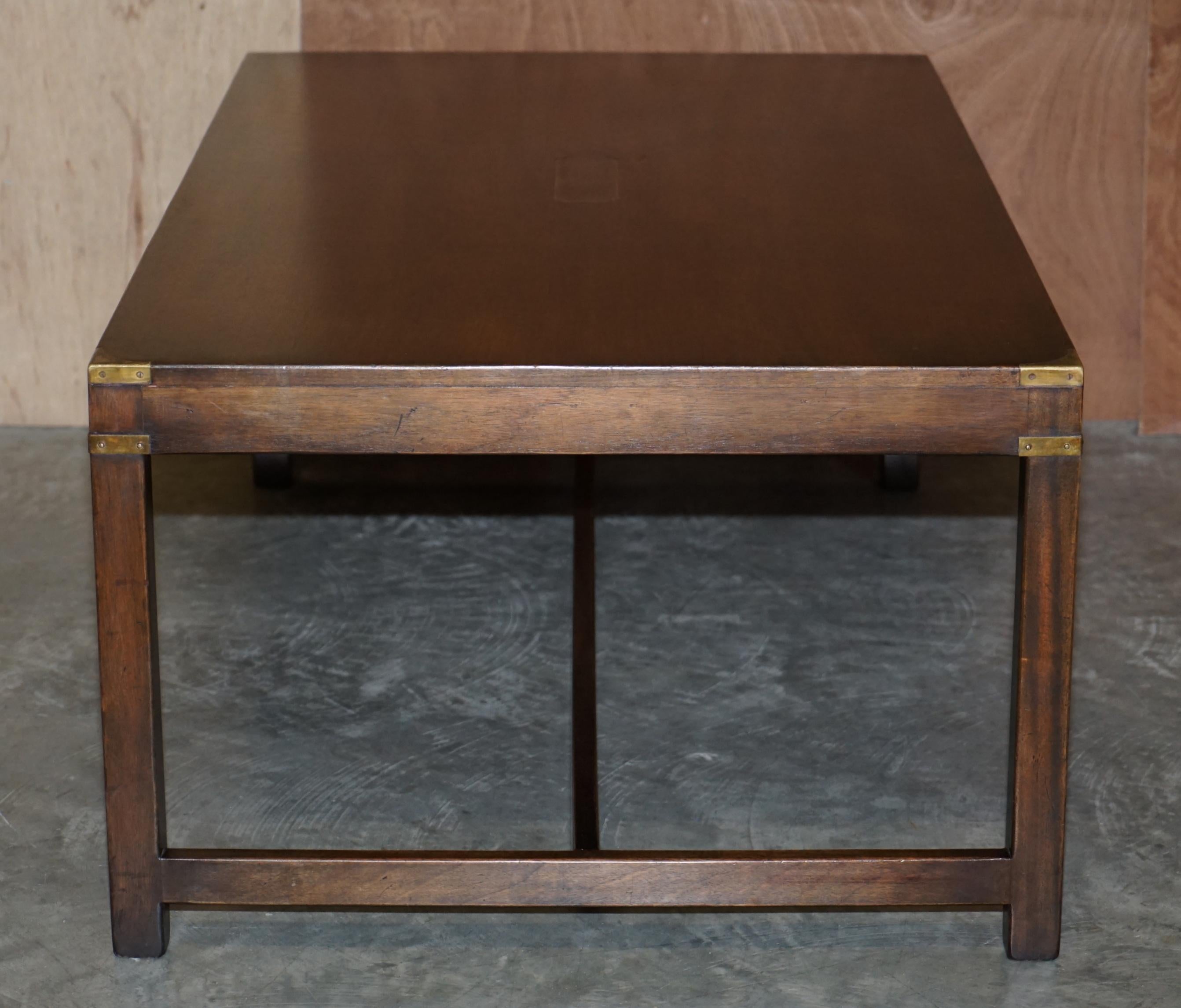 Stunning Extra Large Harrods Kennedy Military Campaign Coffee Table ...