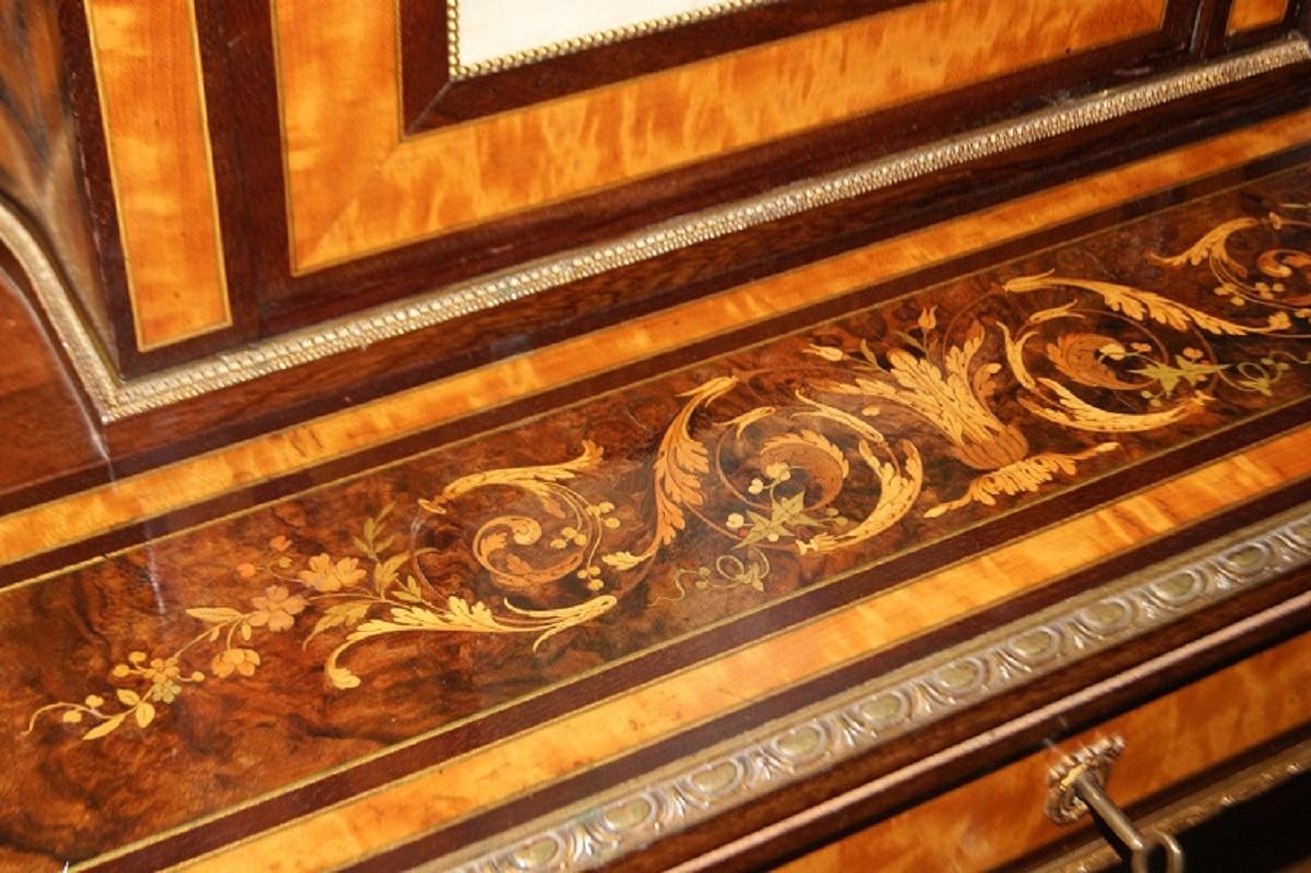 Stunning French Cabinet from the 1800s Louis XVI with Porcelain Plaque ...