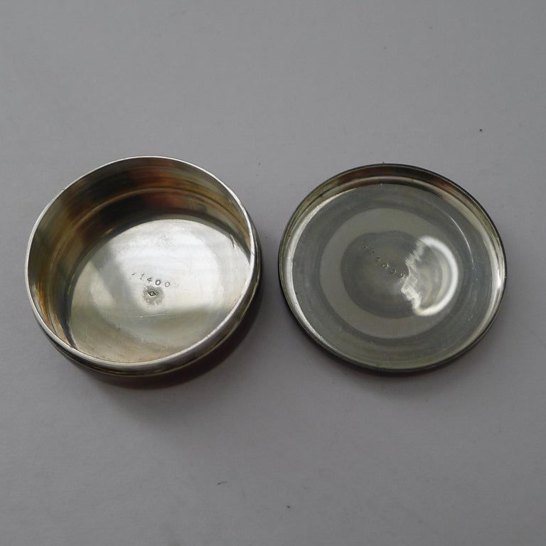 Stunning French Silver and Guilloche Enamel Pill Box For Sale at 1stDibs