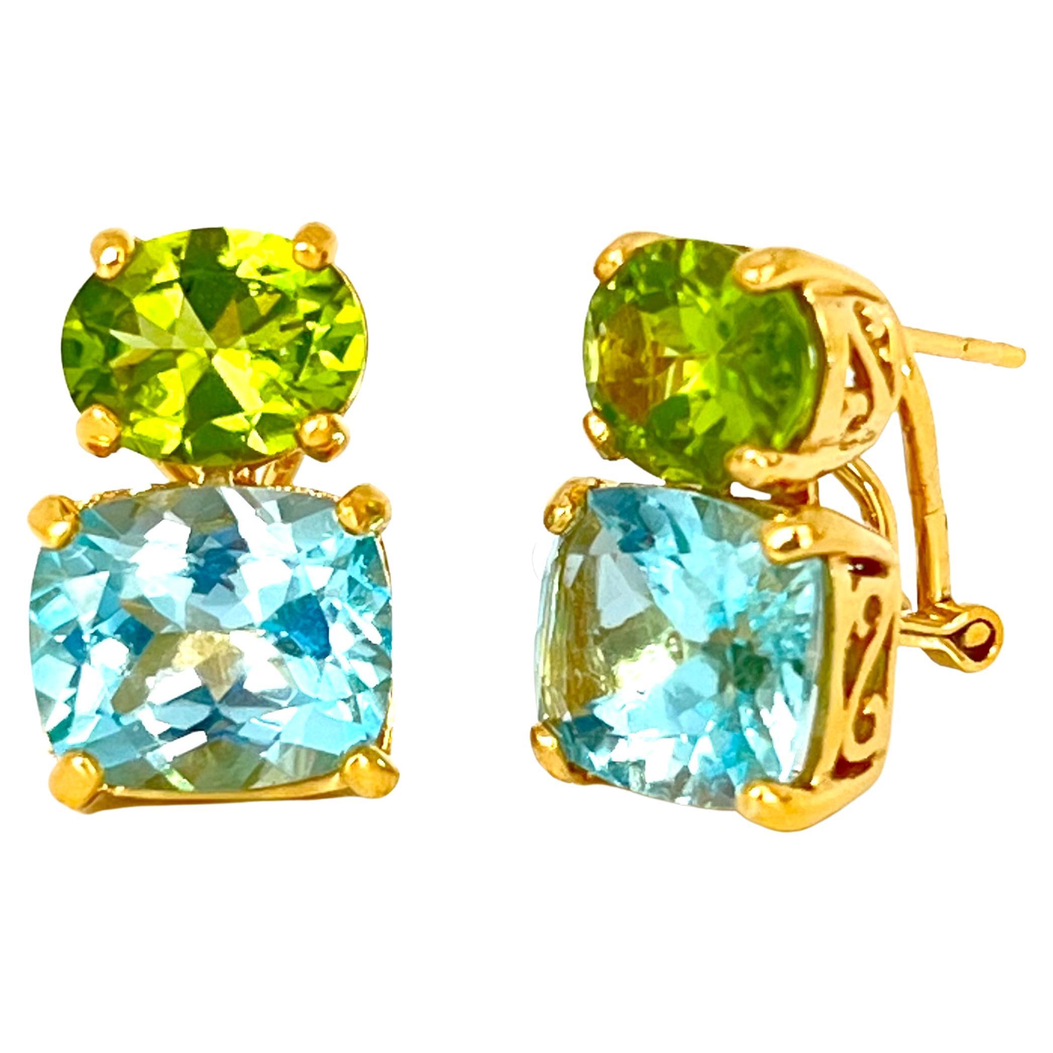 Antique Peridot Earrings - 705 For Sale at 1stDibs | vintage peridot ...
