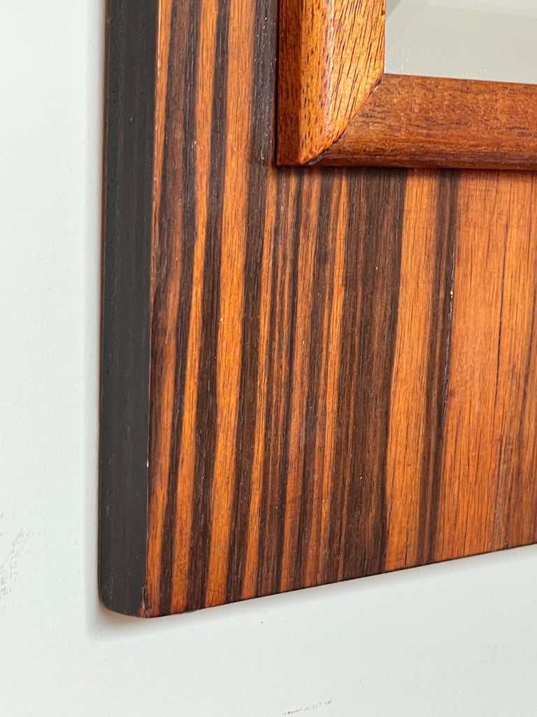 Stunning Geometrical Dutch Art Deco Nutwood and Coromandel Beveled Wall ...