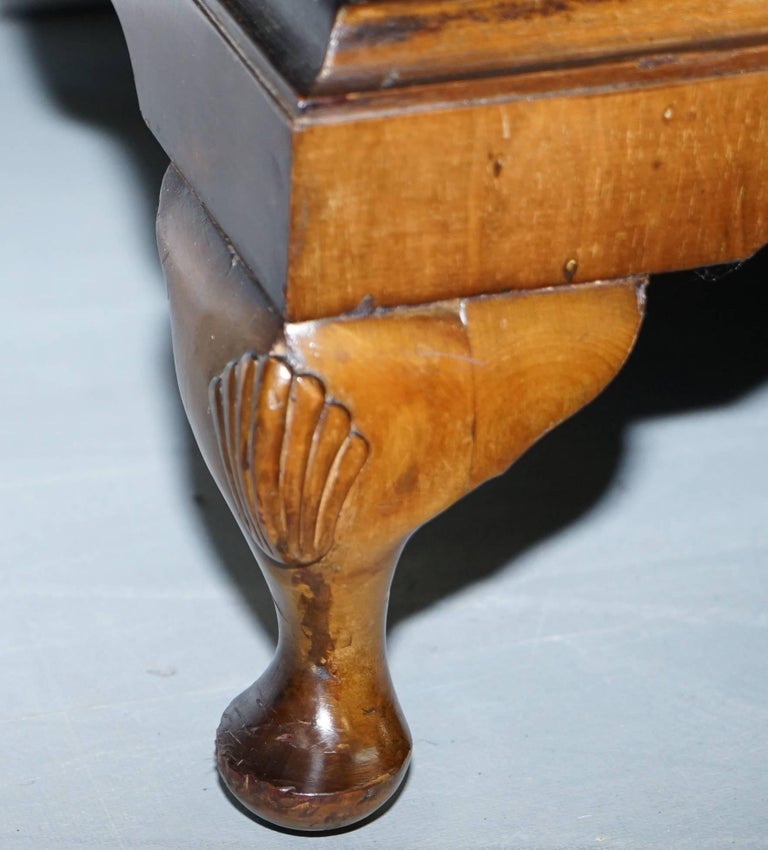 Stunning Handmade in England Flamed Walnut Wardrobe Inside Mirror ...