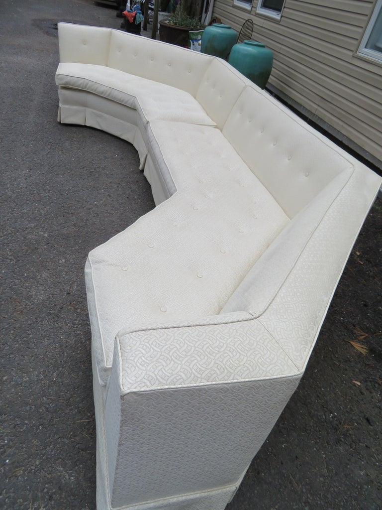 Stunning Harvey Probber attr. 2 Piece Octagon sectional Sofa Mid ...