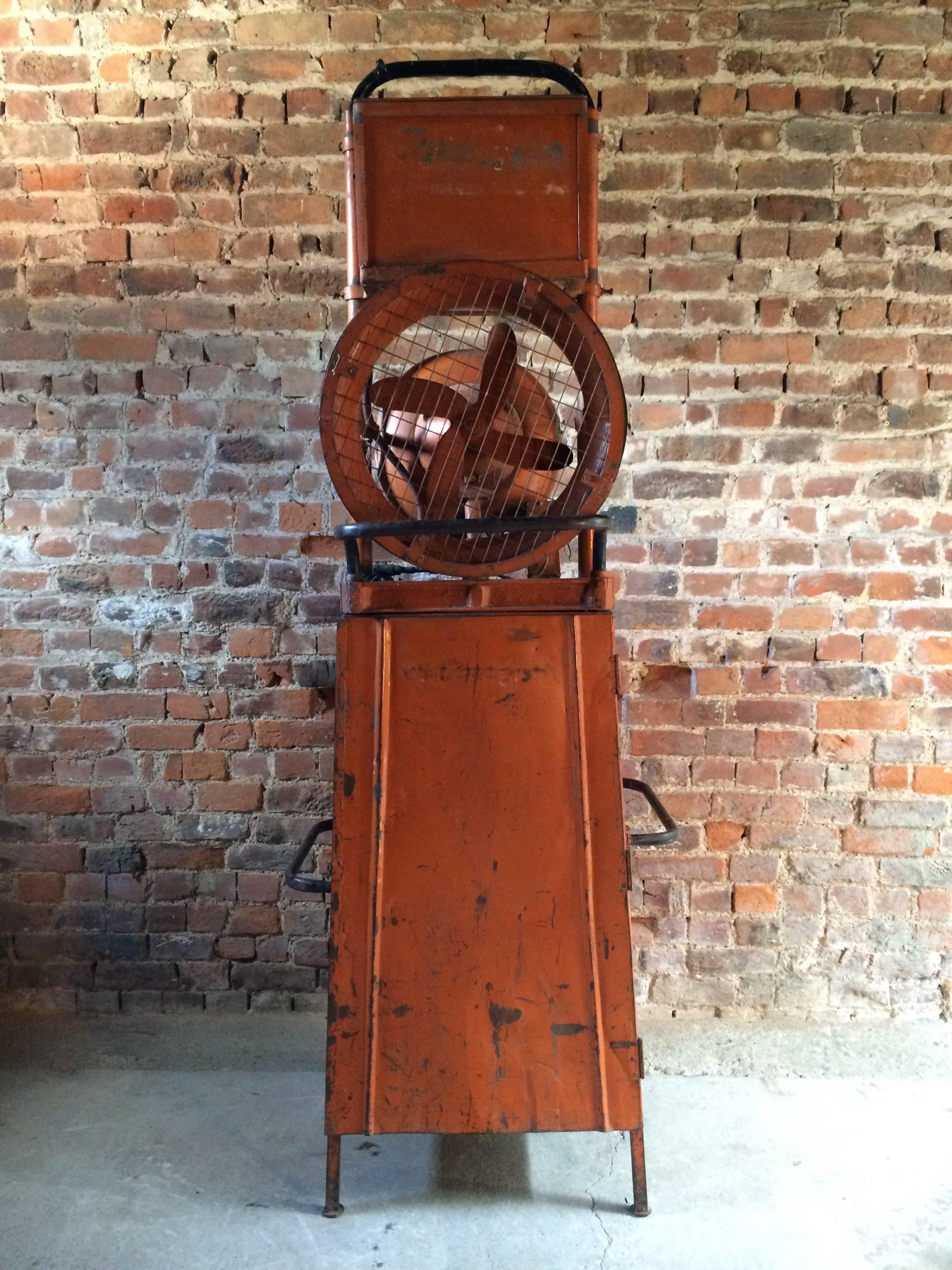 Stunning Large Industrial Factory Fan Early 20th Century Loft Style ...