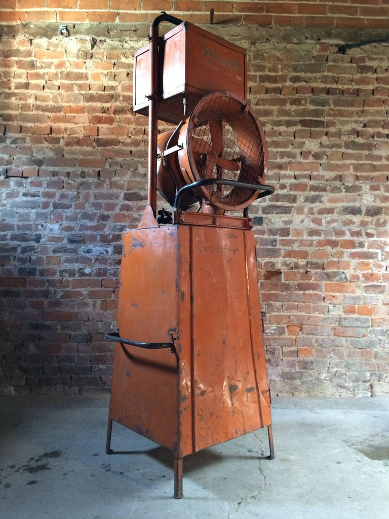 Stunning Large Industrial Factory Fan Early 20th Century Loft Style ...