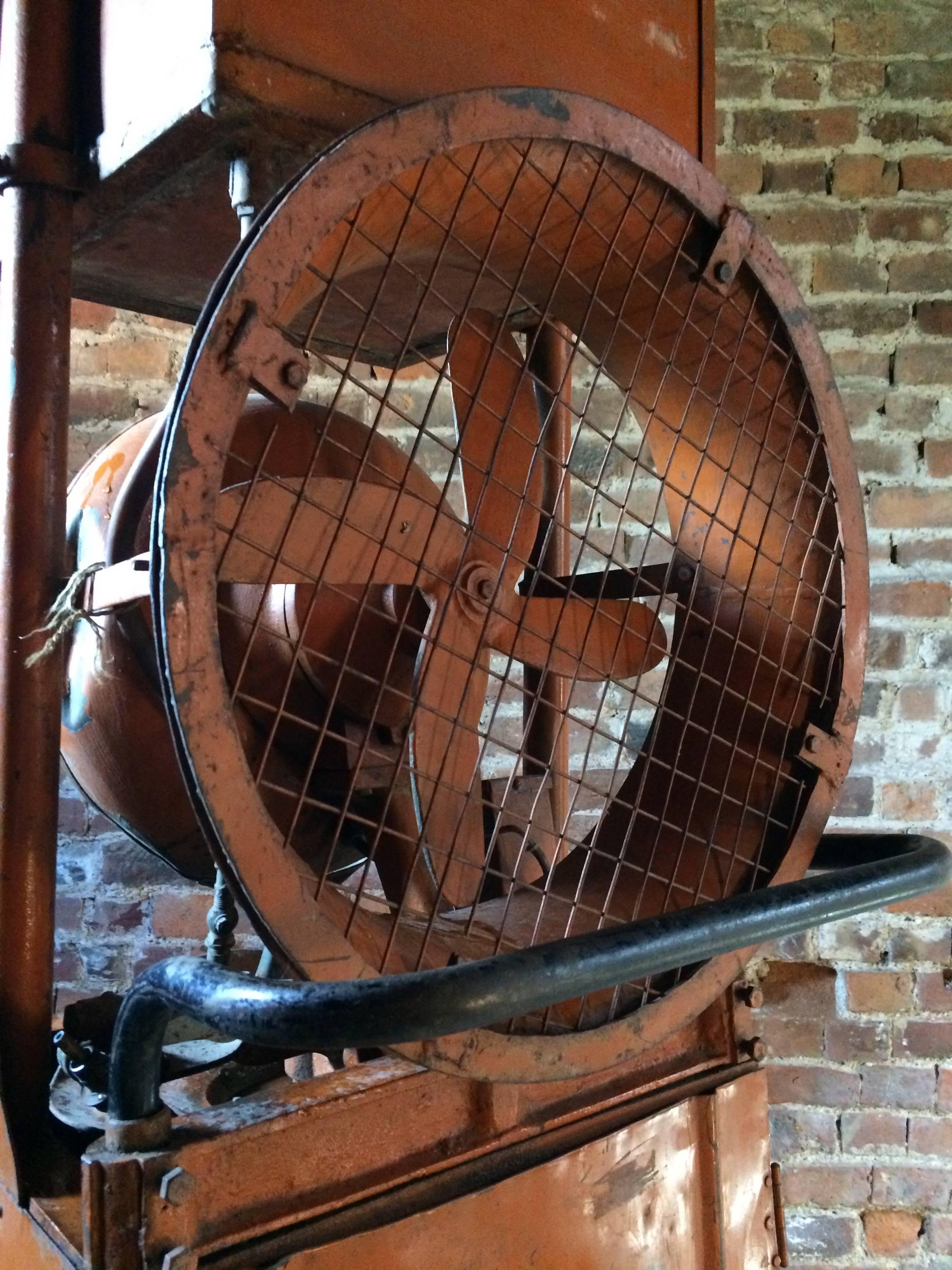Stunning Large Industrial Factory Fan Early 20th Century Loft Style ...